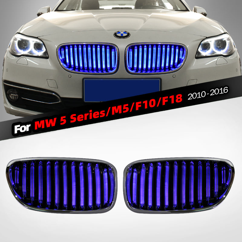 Modified front grille light for BMW 5 Series M5 F10 F18 2010 2016 upgr
