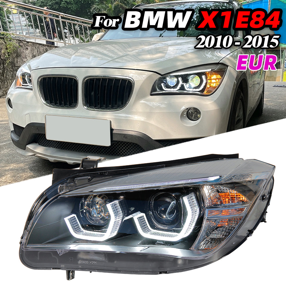 For BMW X1 E84 2010-2015 Modified LED headlight with daytime running l ...