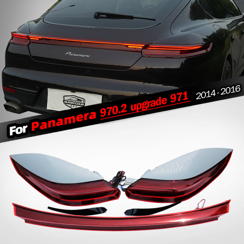 Fit Porsche Panamera taillights 2014-2016 970.2 upgrade 971 style brak ...