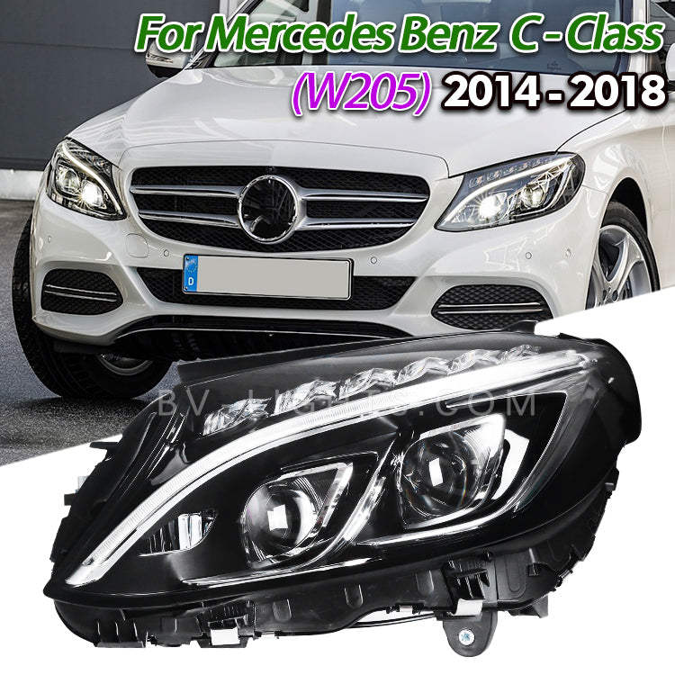 Mercedes-Benz C-Class/W205 2015-2018 Modified headlight assembly upgra ...