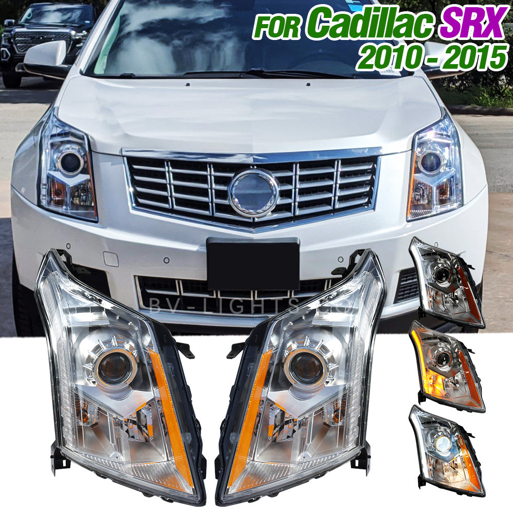 For Cadillac SRX 2010-2016 modified upgrade led headlight with daytime ...