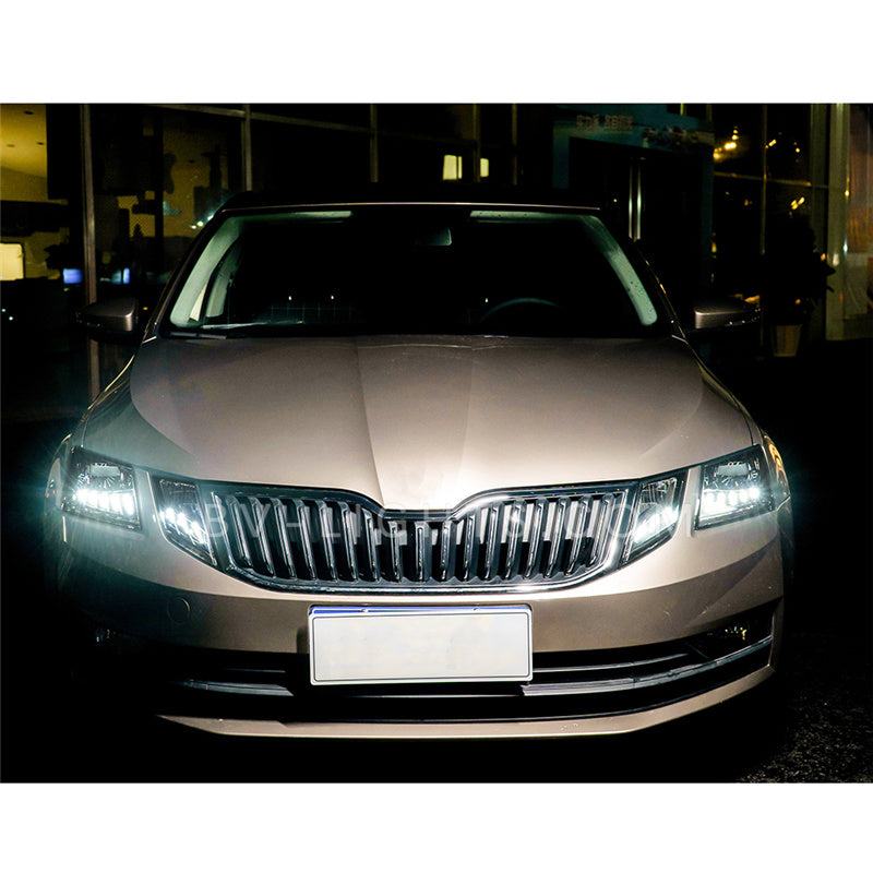 Volkswagen Skoda Octavia 2018-2020 Modified LED headlight Upgrade full ...