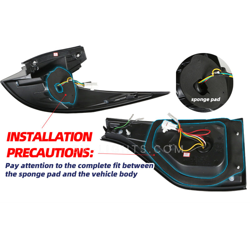 Toyota Previa / Estima / Tarago 2006-2012 Modified taillights upgrade ...