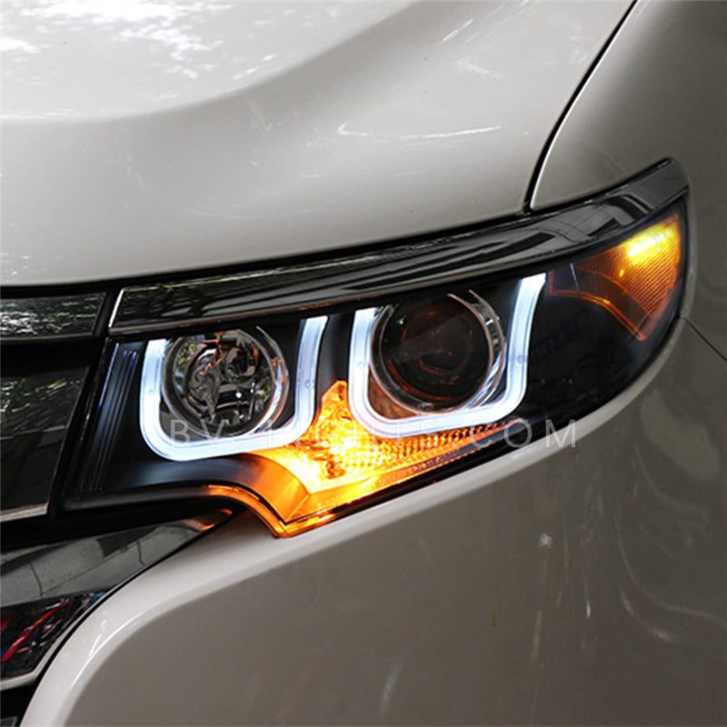 For Ford Edge 2010-2014 Modified LED headlight Upgrade to the Latest S ...