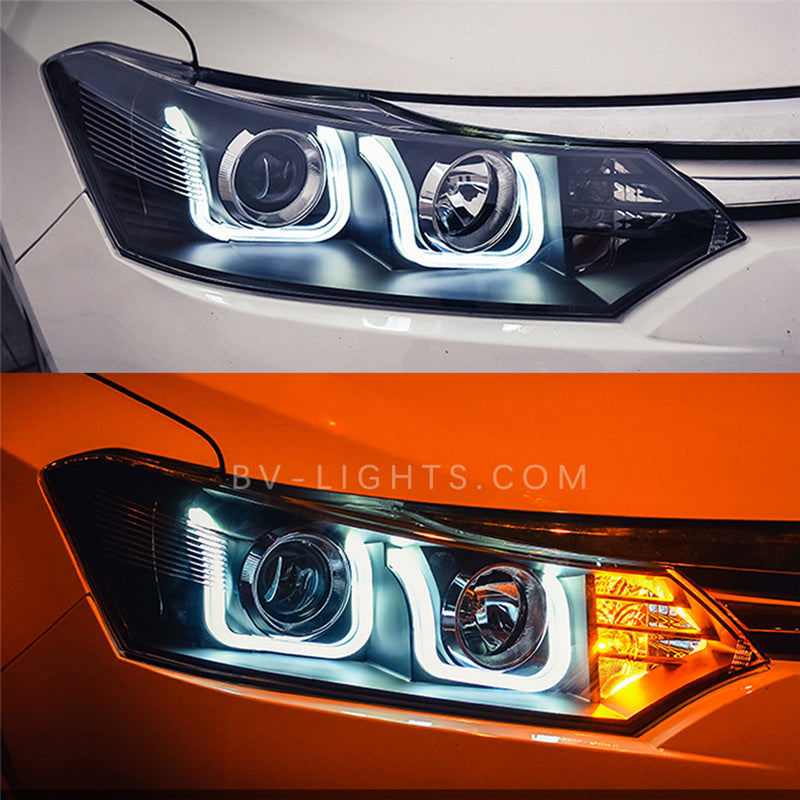 Toyota Yaris / Belta / Vios 3rd Gen 2013-2016 Modified headlight Upgra ...
