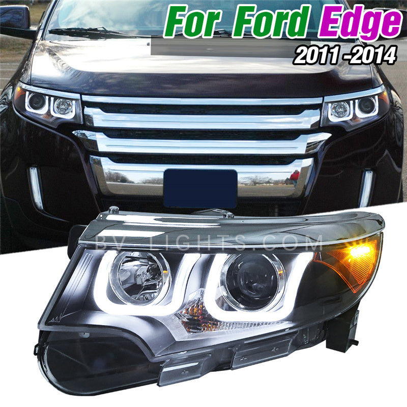 For Ford Edge 2010-2014 Modified LED headlight Upgrade to the Latest S ...