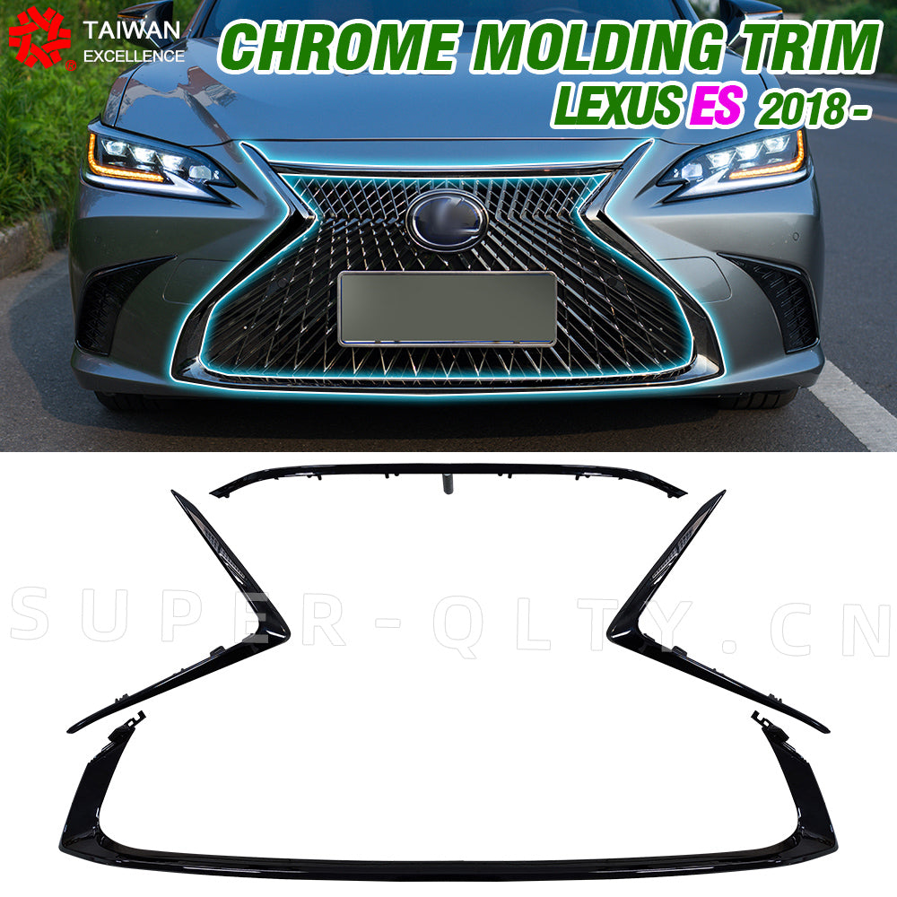 Lexus ES200 ES250 ES300H 2018- Radiator front bumper Grille Full of Ch – BV-lights