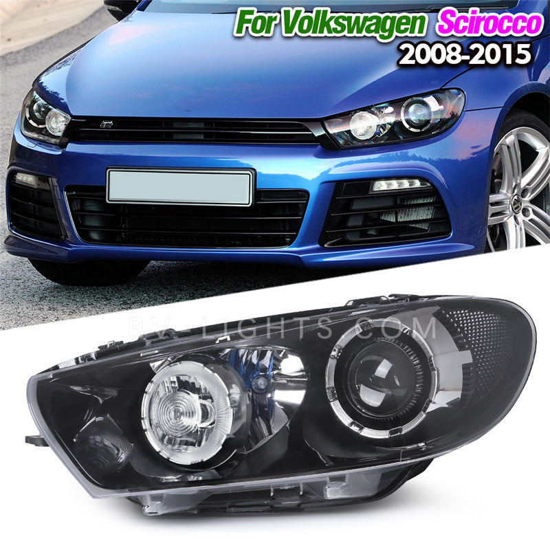 Volkswagen Scirocco 2009-2017 Modified headlight upgrade style led hea ...