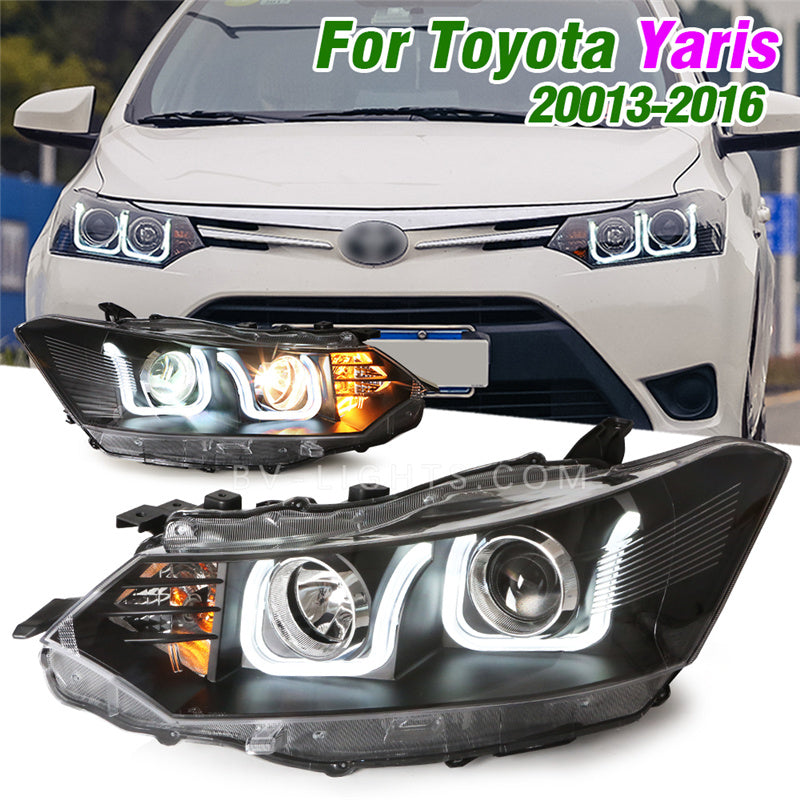 Toyota Yaris / Belta / Vios 3rd Gen 2013-2016 Modified headlight Upgra ...