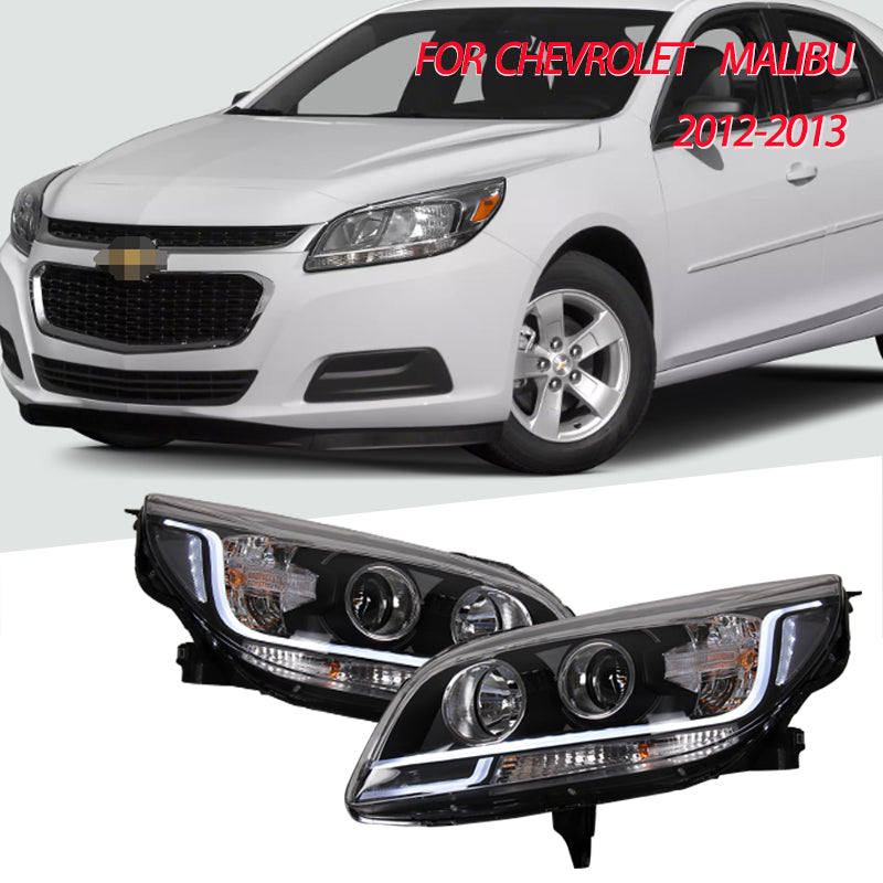 Chevrolet malibu 2012-2013 upgrade headlight with xenon /LED bulbs Mod ...