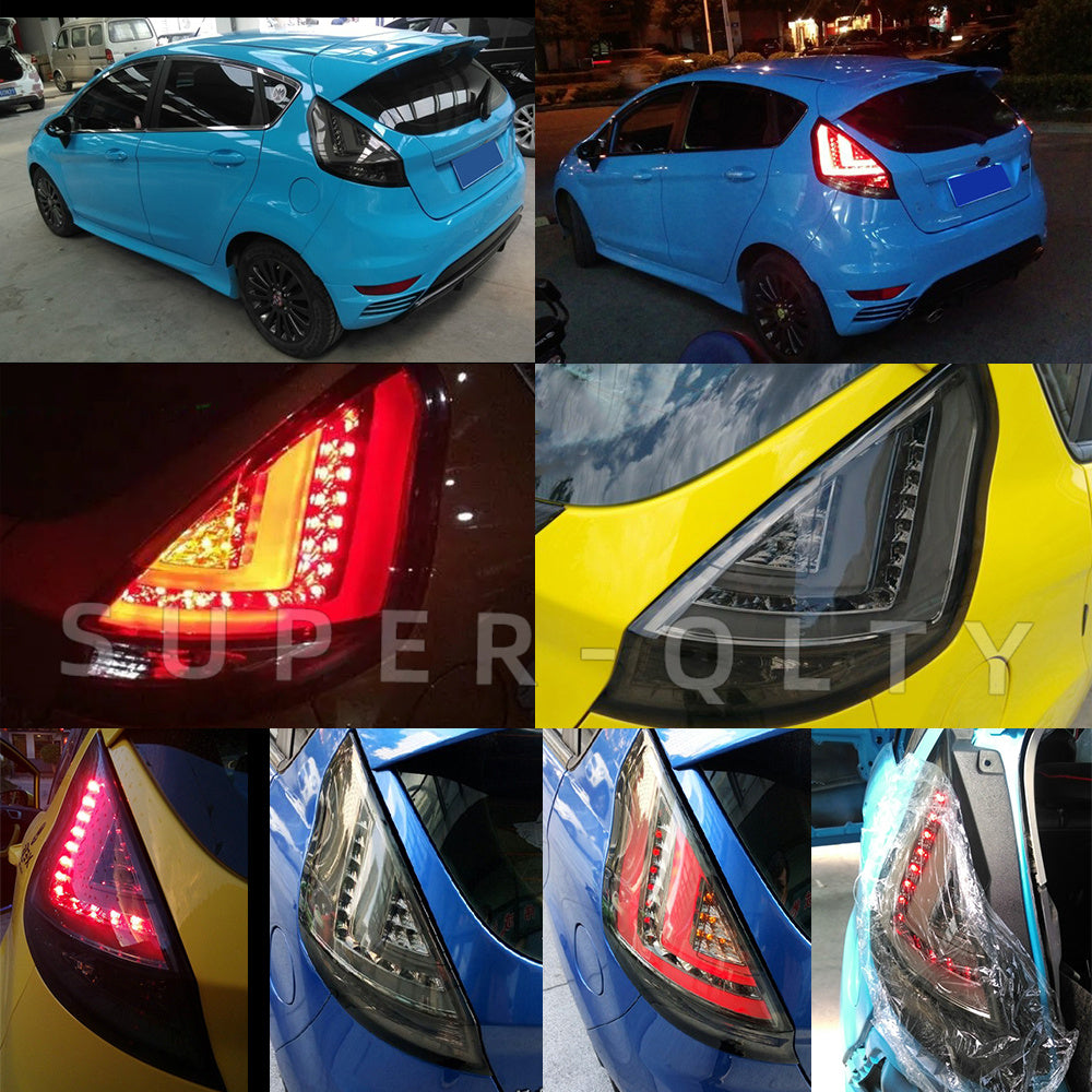 Ford Fiesta 2009-2012 2013-2017 Modified Tail light,Brake & Rear Fog L ...