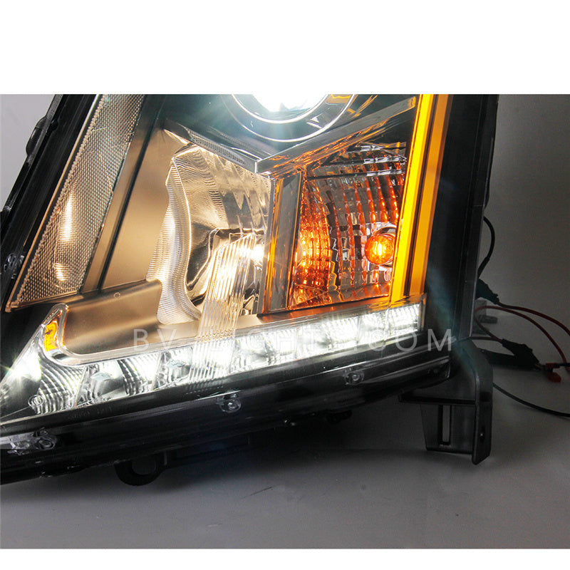 Cadillac SRX 2nd Gen 2010-2014 headlight Upgrade to led headlight turn ...