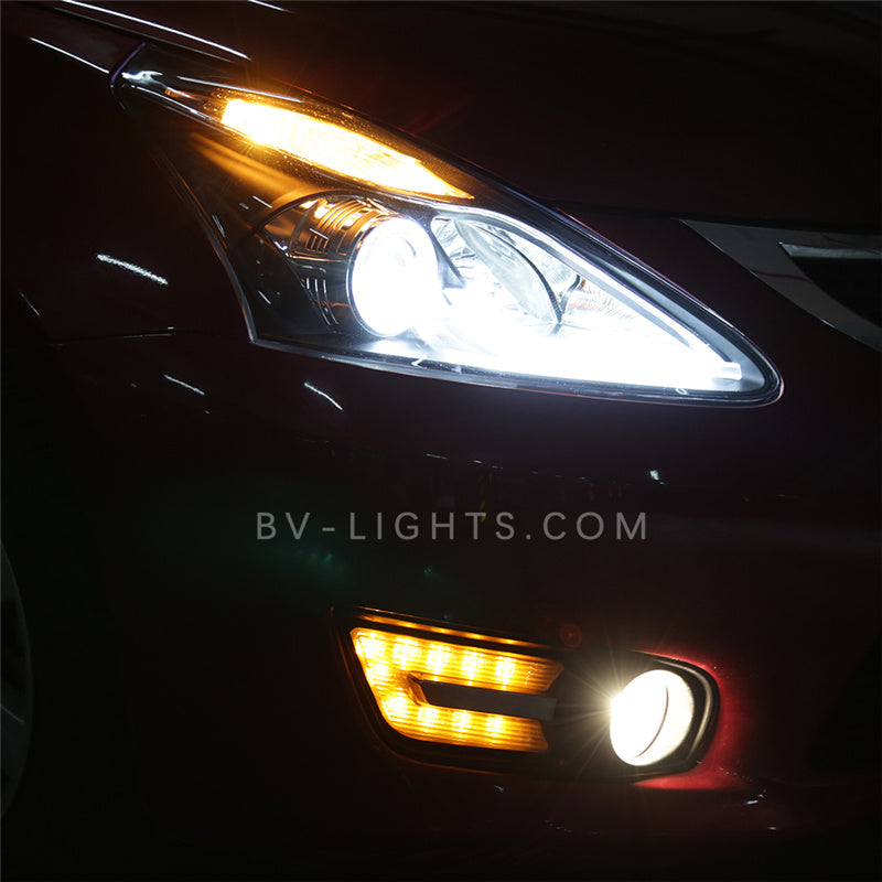 Nissan Tiida/Pulsar C12 hatchback 2011-2016 Modified headlight Upgrade ...