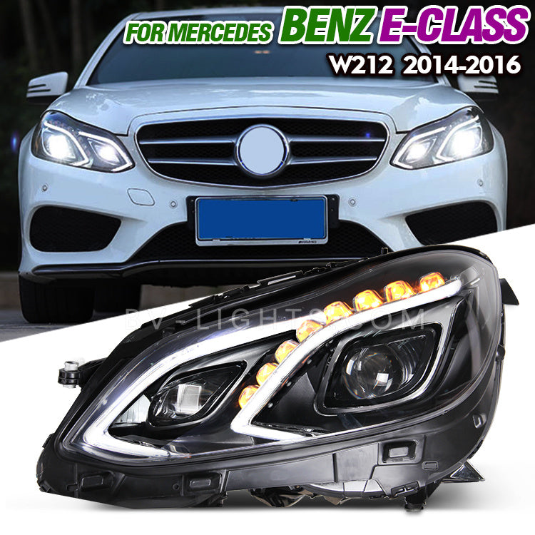 Modified headlight assembly for Mercedes-Benz E Class W212 2014-2016 E ...