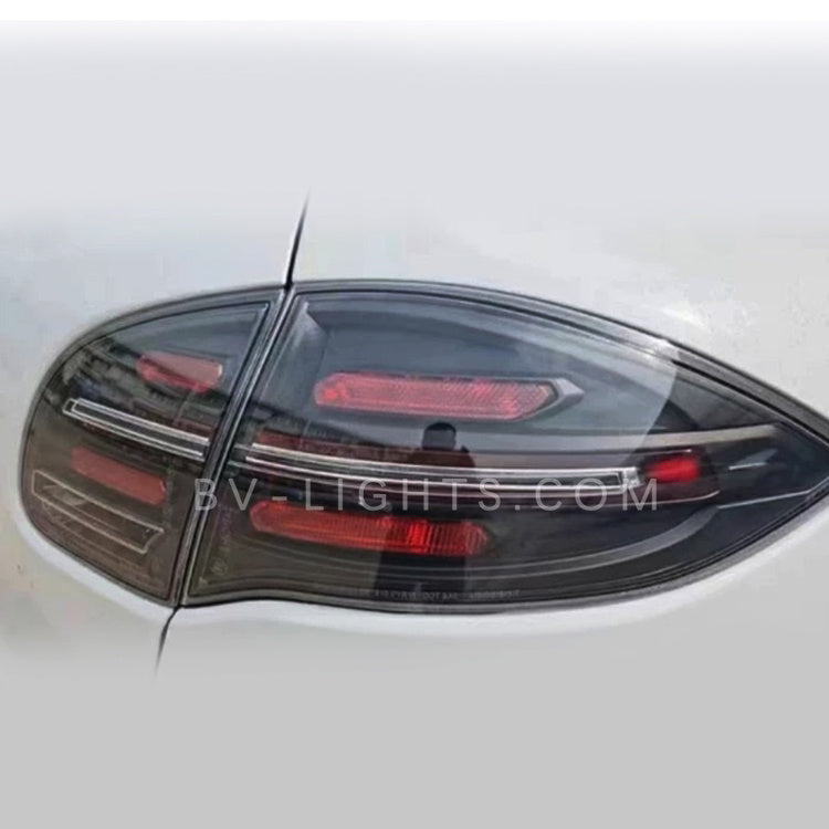Porsche Cayenne 2011-2014 Modified taillights upgrade style turn signa ...