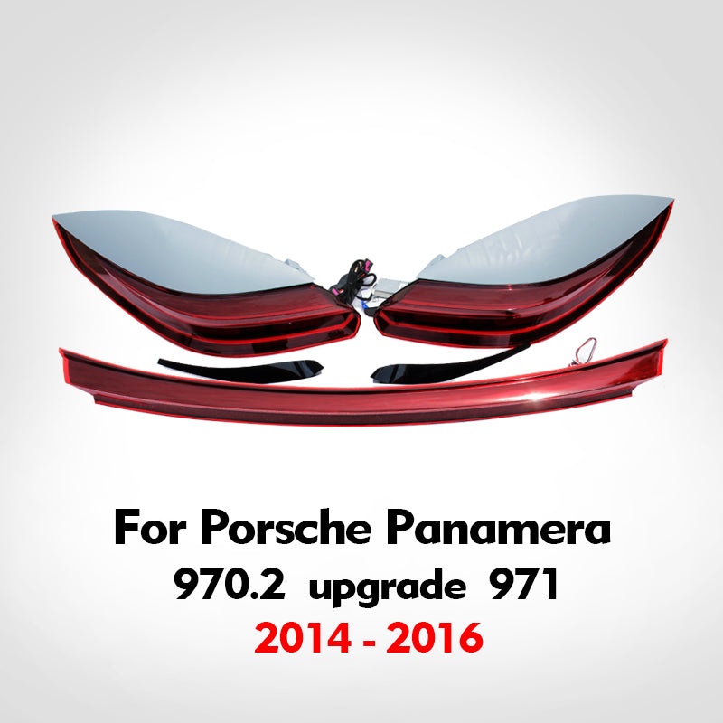 Fit Porsche Panamera taillights 2014-2016 970.2 upgrade 971 style brak ...