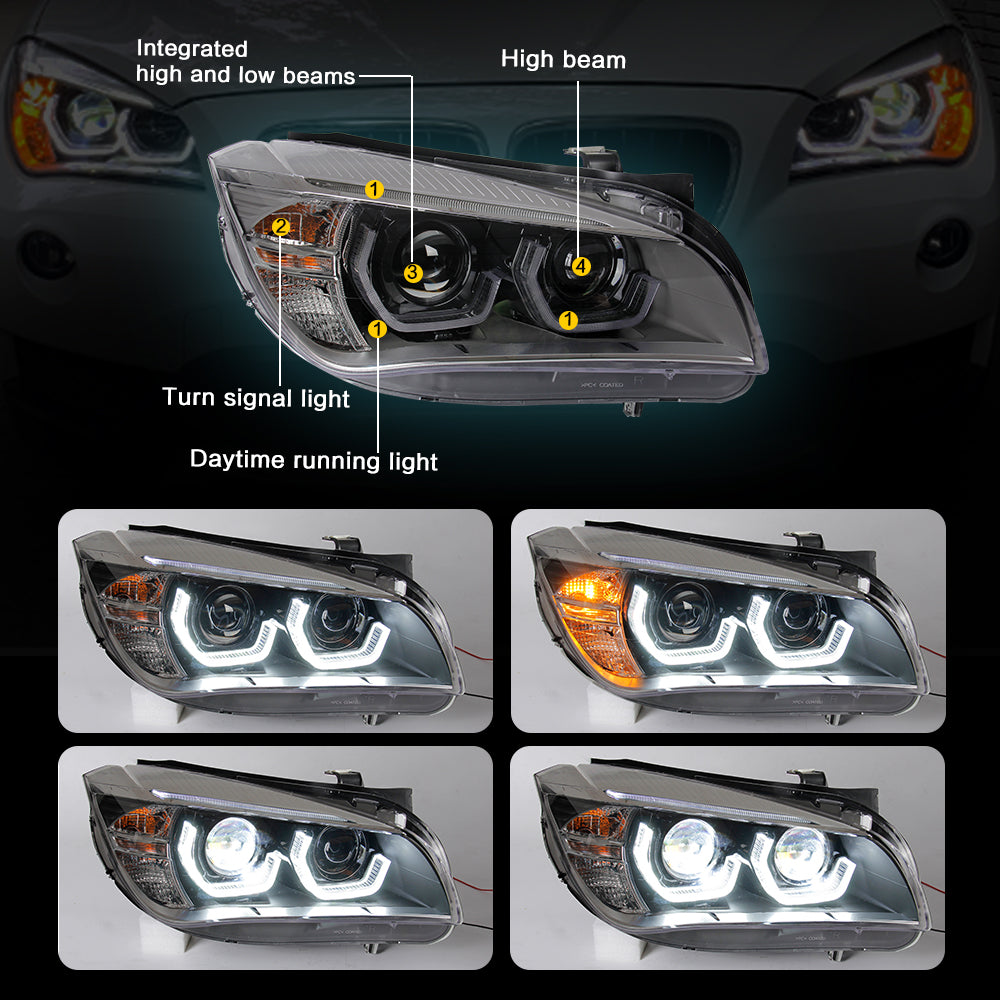 BMW X1/E84 2010-2015 Modified LED headlight with daytime running light ...