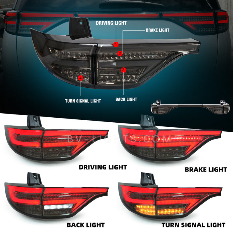 Toyota Previa / Estima / Tarago 2006-2012 Modified taillights upgrade ...