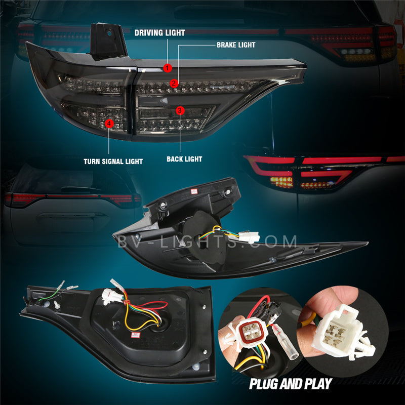 Toyota Previa / Estima / Tarago 2006-2012 Modified taillights upgrade ...