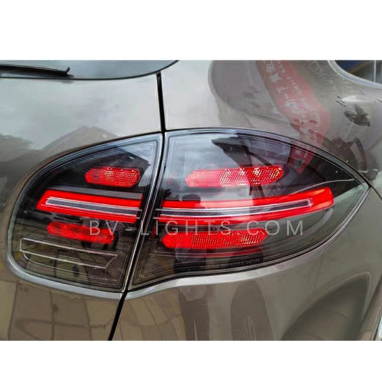 Porsche Cayenne 2011-2014 Modified taillights upgrade style turn signa ...