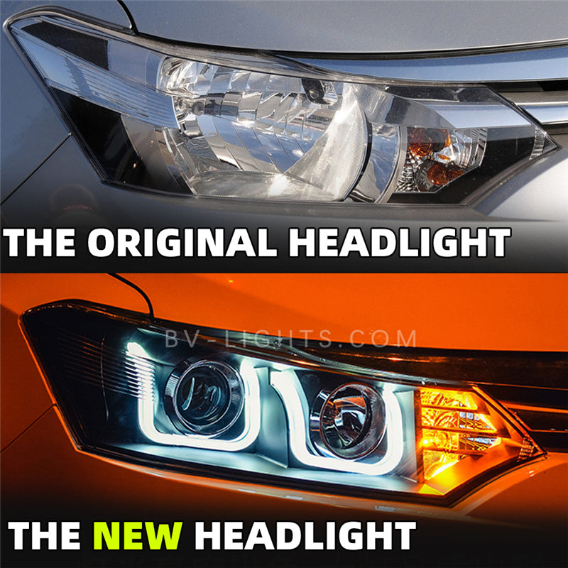 Toyota Yaris / Belta / Vios 3rd Gen 2013-2016 Modified headlight Upgra ...