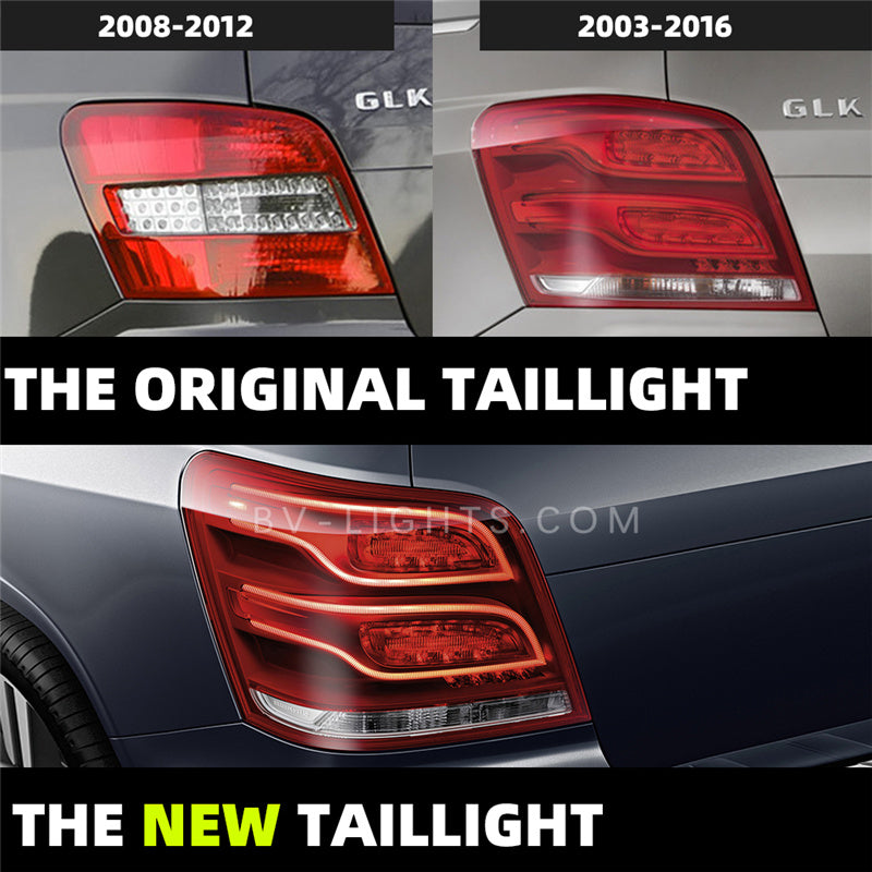 Mercedes Benz GLK 2008-2016 Modified Taillight Upgrade to the Latest S ...