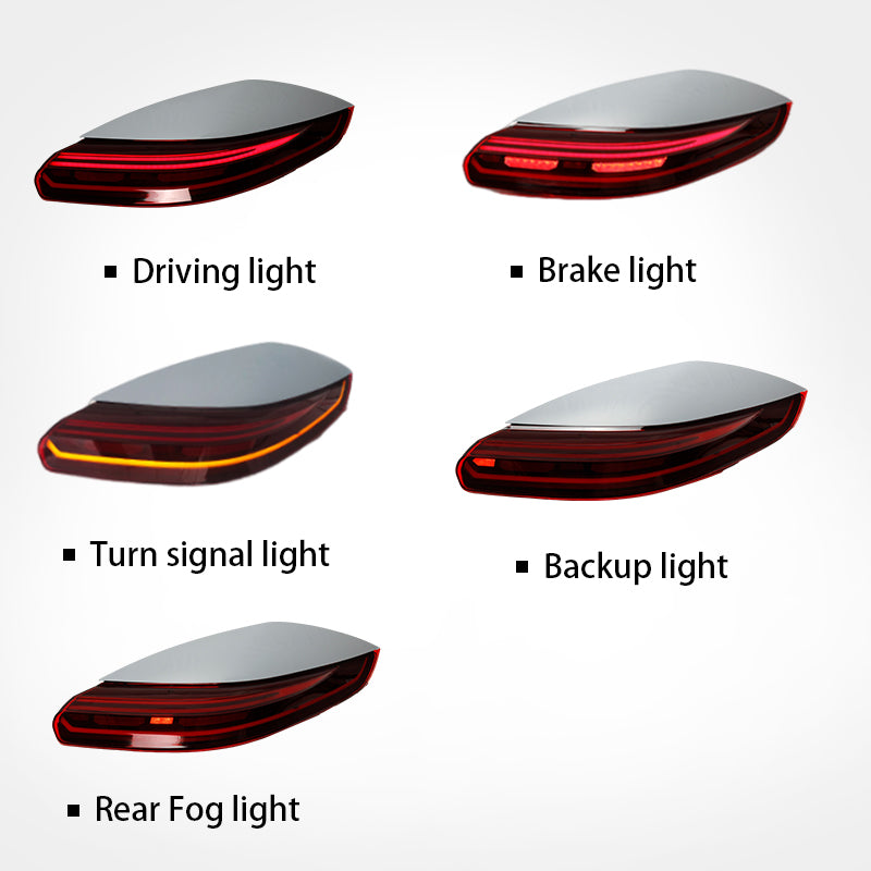 Fit Porsche Panamera taillights 2014-2016 970.2 upgrade 971 style brak ...