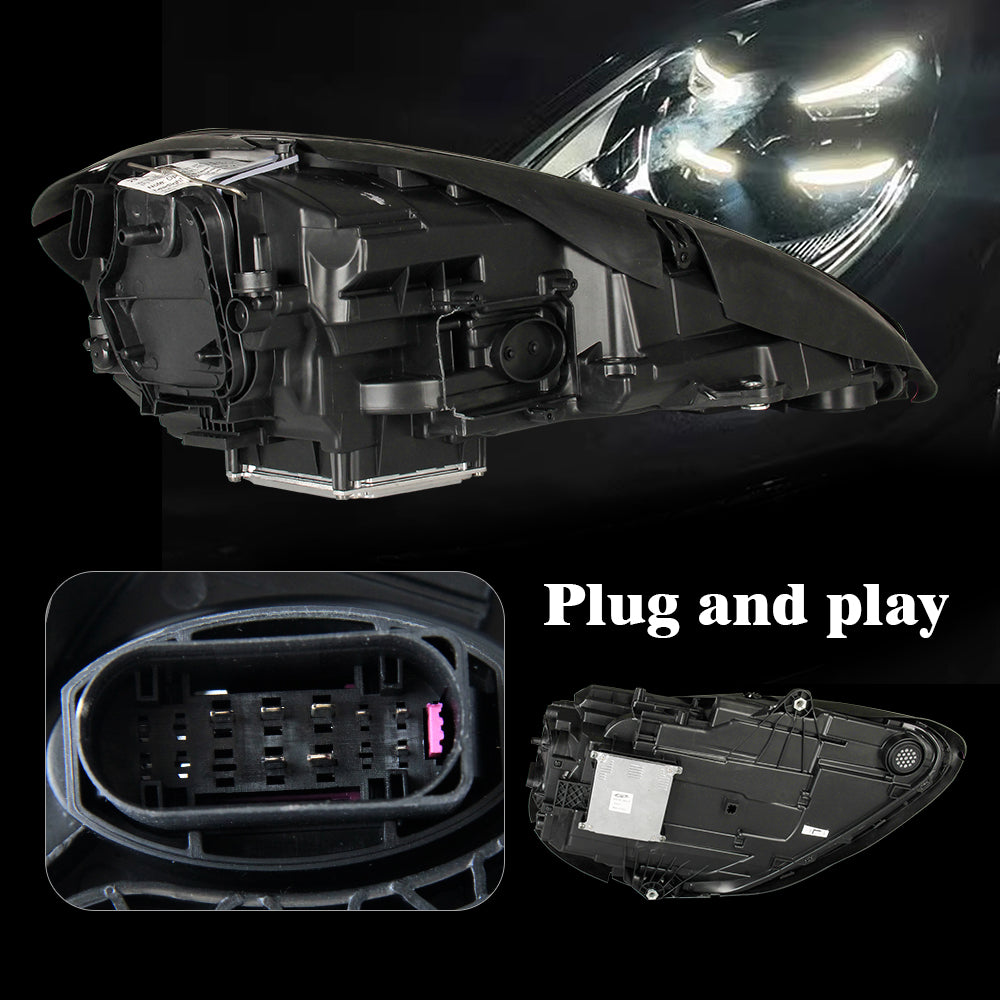 Porsche Macan 2014-2017 upgrade Modified LED headlight 2022 styles-with ...