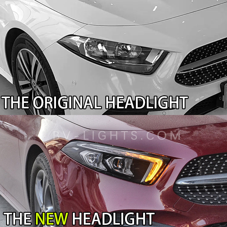 Mercedes-Benz A180/A160 W177 2019- Modified headlights upgrade LED Hea ...