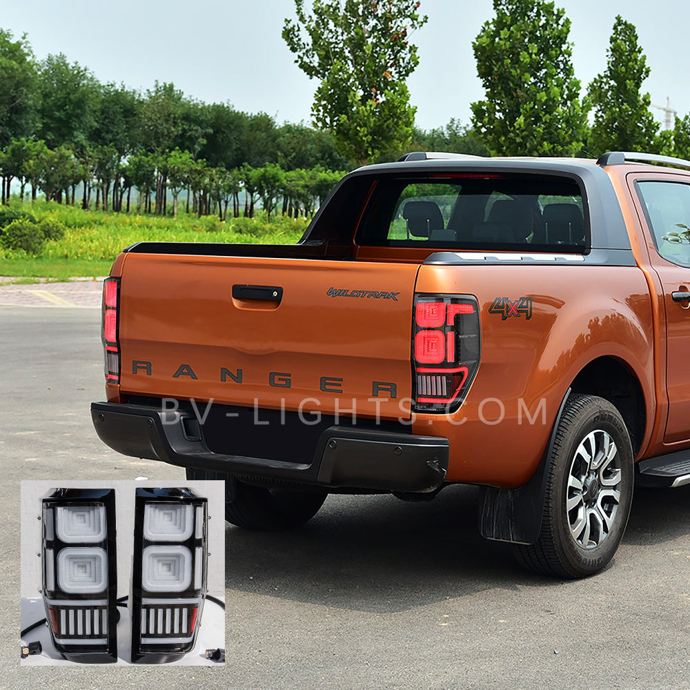 Ford Ranger PX2 PX3 tail light 2012-2021 modified upgrade led tail lig ...
