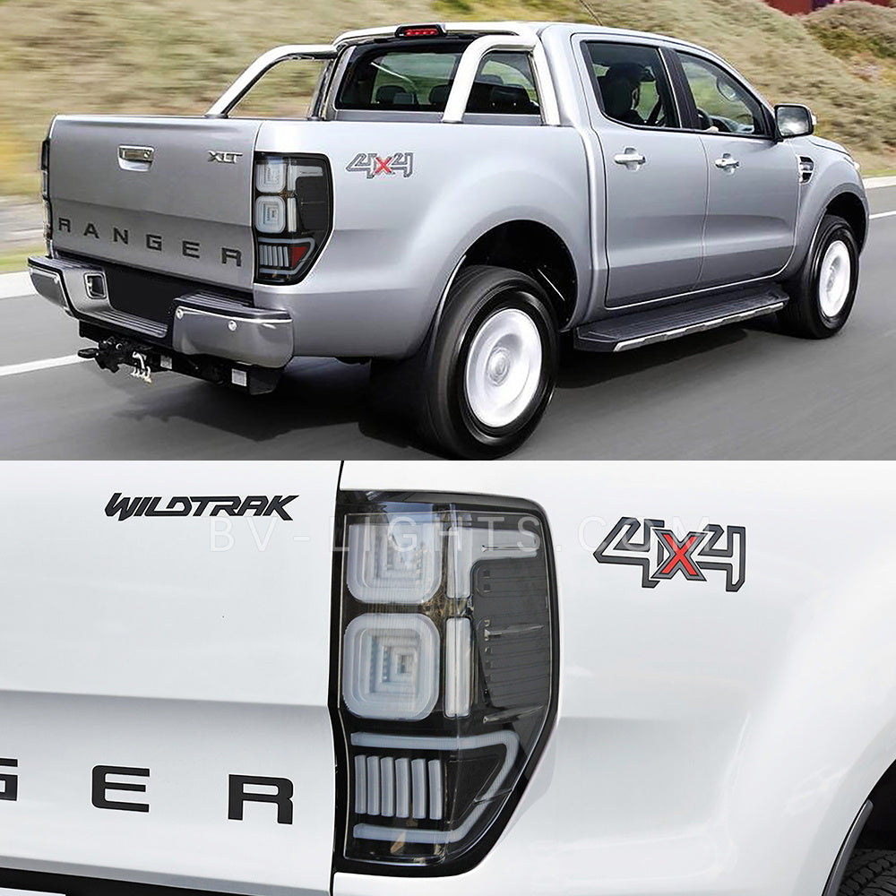 Ford Ranger PX2 PX3 tail light 2012-2021 modified upgrade led tail lig ...