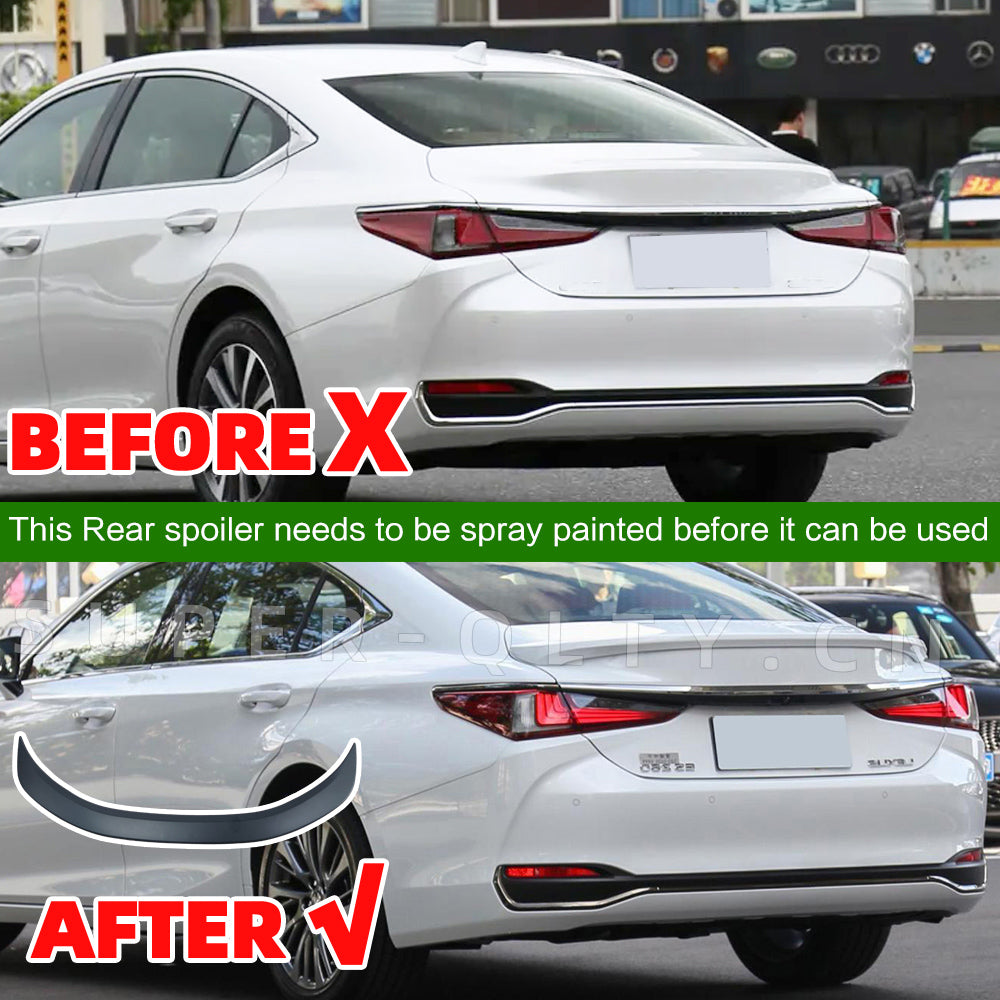 Rear Wing Trunk Lip Spoiler For LEXUS ES ES200 ES250 ES300 ES350 2018 ...