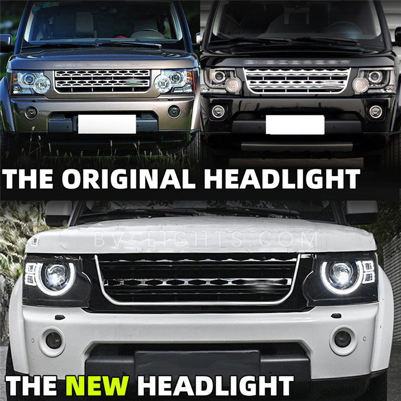 Land Rover Discovery 4 2010-2013/2014-2016 Modified headlight upgrade ...