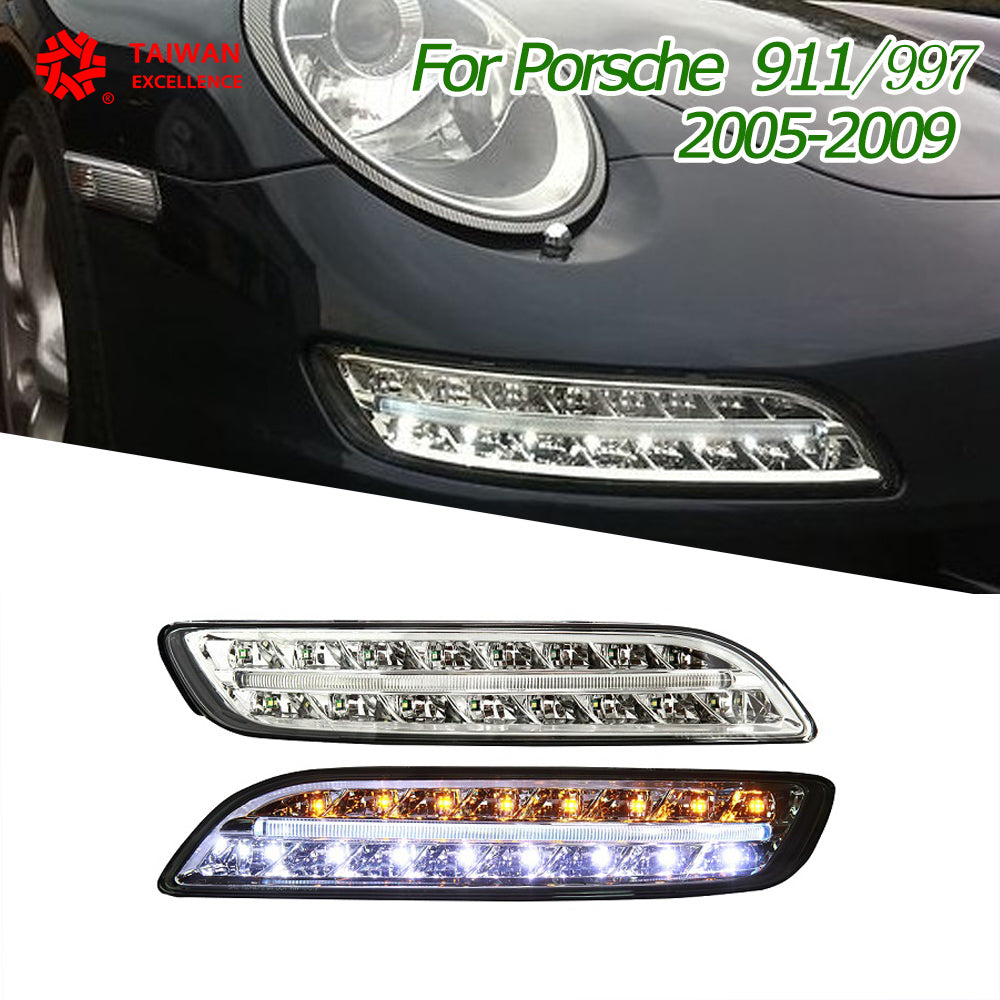 Modified DRL for Porsche 911/997 2005-2009 upgrade Daytime Running lig ...