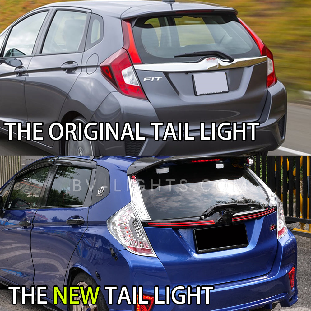 Honda Fit GK5 Jazz 2014-2019 Modified taillight Upgrade to the Latest ...