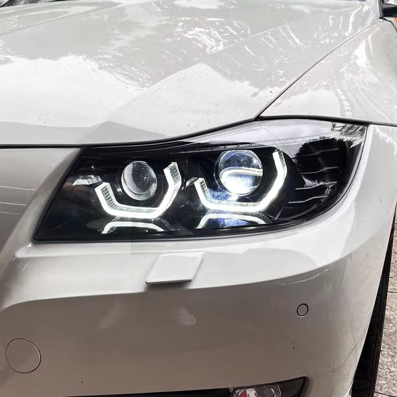 BMW 3 Series/E90 2005-2012 2009-2012 Upgrade Modified LED headlight Da ...