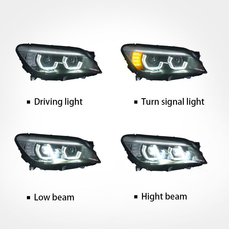 BMW 7Series/F01/F02 Headlights 2009-2011 /2012-2015 Upgrade to the Lat ...