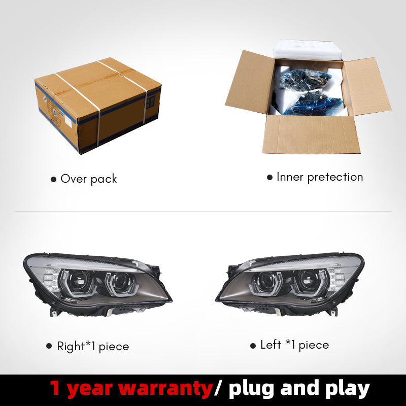 BMW 7Series/F01/F02 Headlights 2009-2011 /2012-2015 Upgrade to the Lat ...