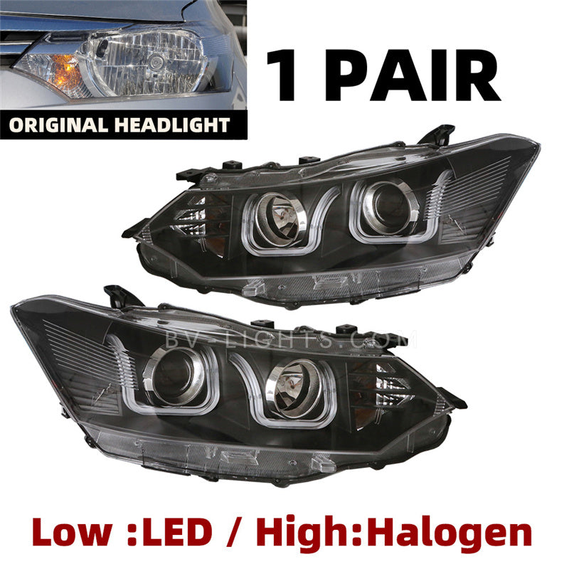 Toyota Yaris / Belta / Vios 3rd Gen 2013-2016 Modified headlight Upgra ...