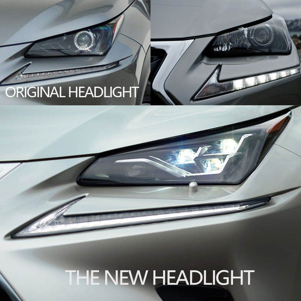 LED Headlight Assembly Head Lights 2015-2020 Lexus NX Z1 upgrade LED H ...