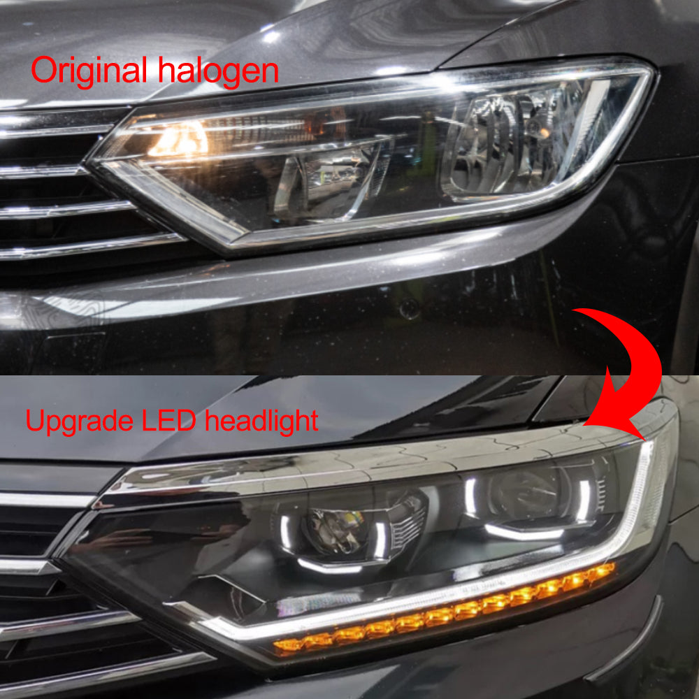 For volkswagen Passat /magotan B8 2017-2019 halogen upgrade led headli ...