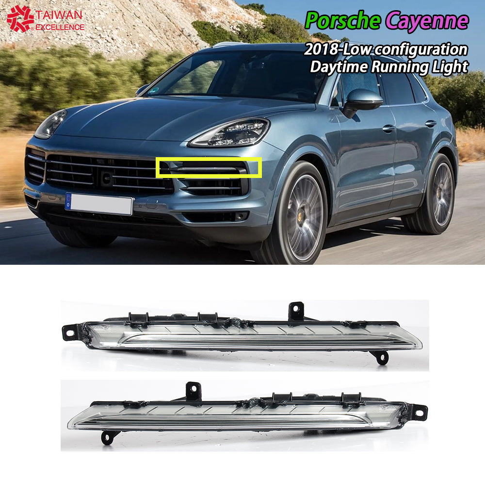 Fit For Porsche Cayenne 9Y0 Style 2018-up years LED DRL Lights LED Day ...