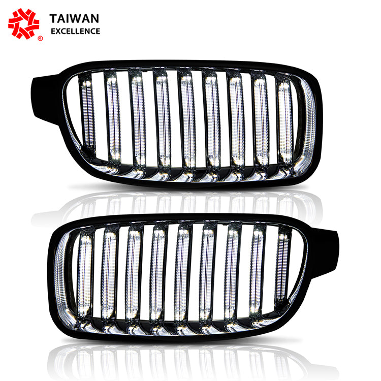 Modified front grille lights for BMW 3series/M3/F30/F35 2013-2017 whit ...