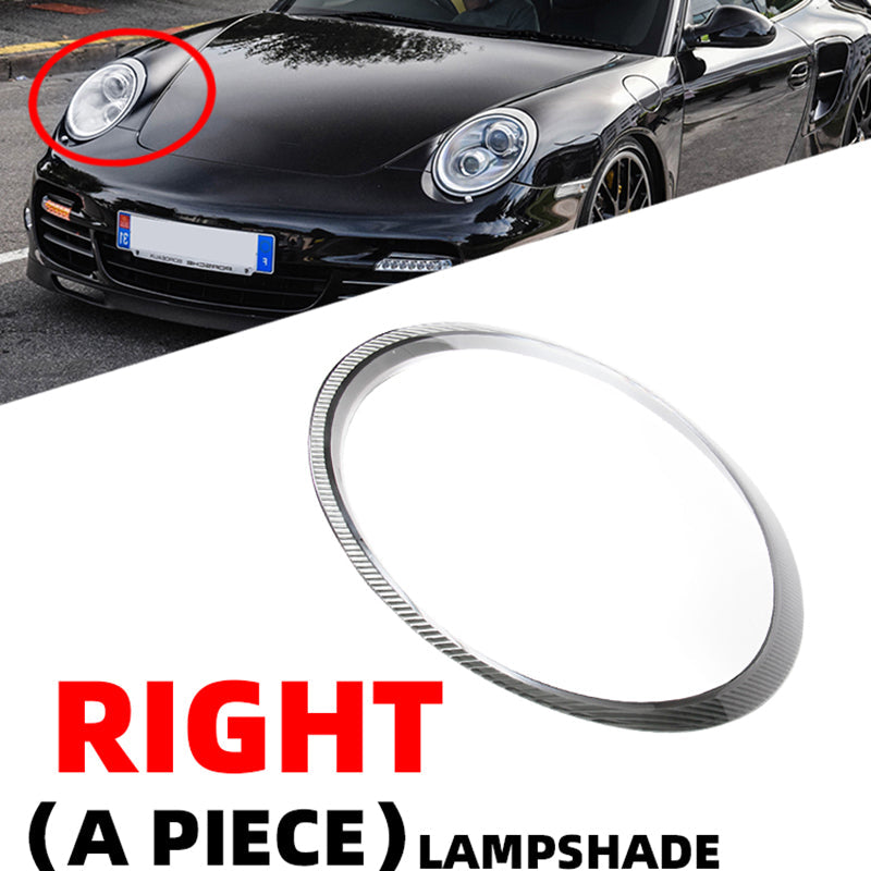 For Porsche 997 2005-2012 Headlight Glass Headlamp Cover Shade Transpa ...